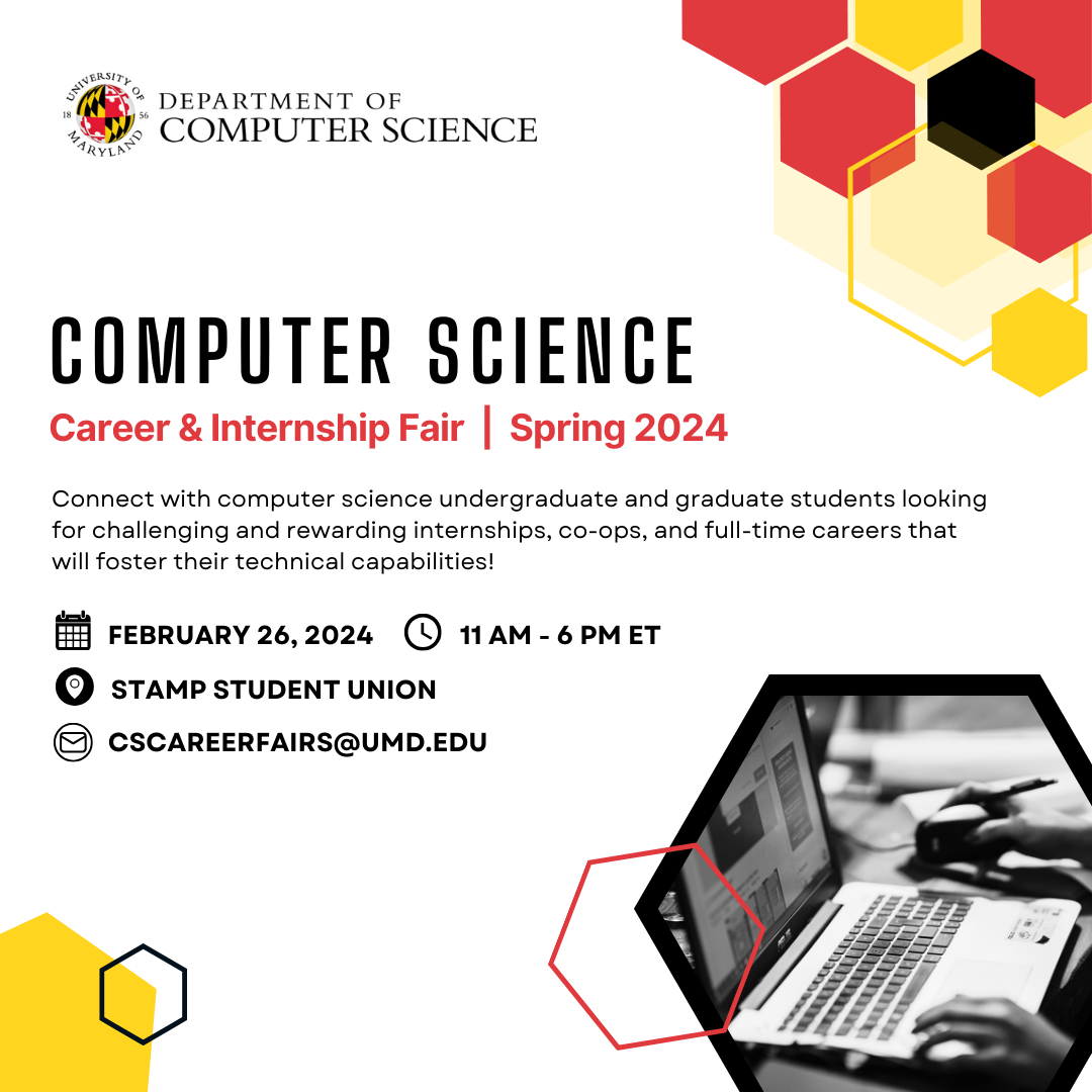 UMD CS Internship and Career Fair | CS Internship and Career Fair