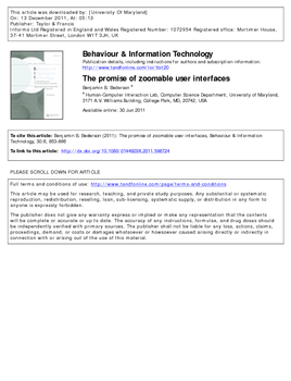 Ben Bederson's Publication