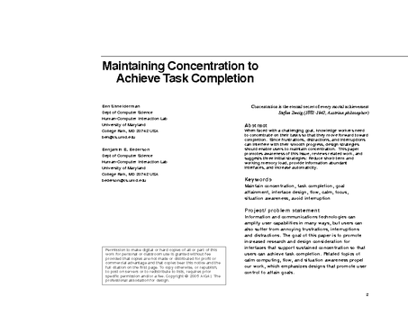 Ben Bederson's Publication