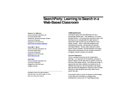 Ben Bederson's Publication