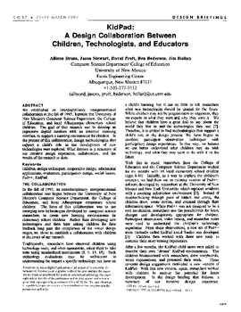 Ben Bederson's Publication