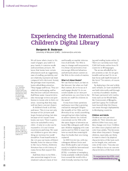 Ben Bederson's Publication