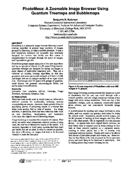 Ben Bederson's Publication